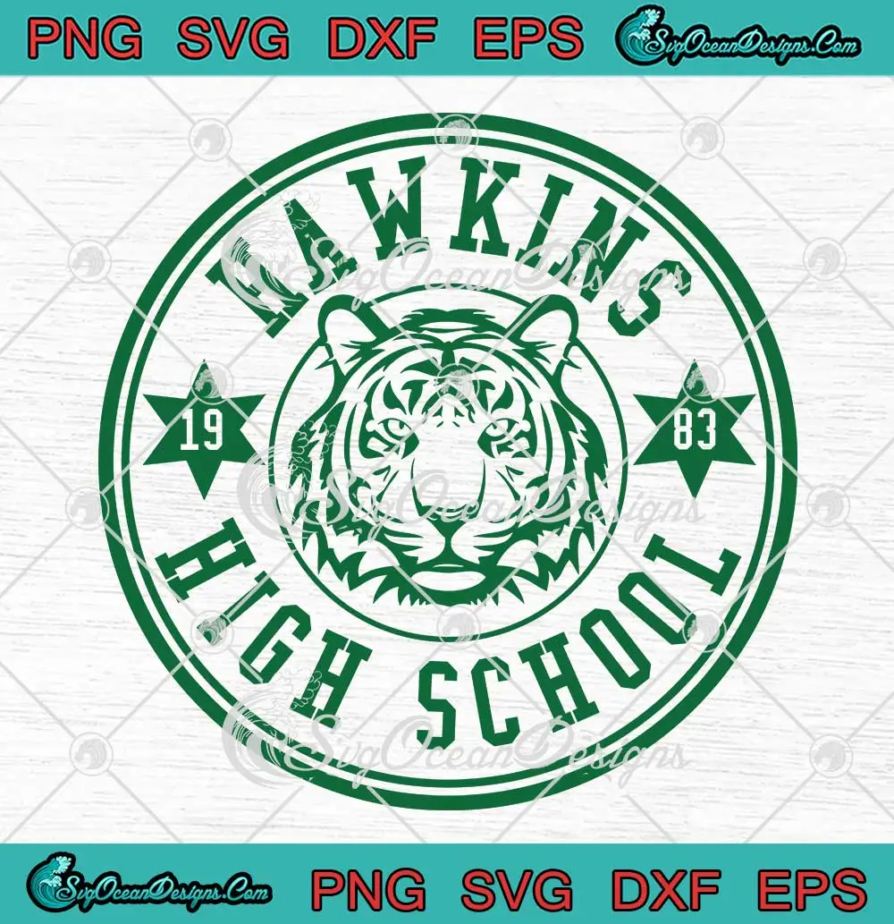 Hawkins High School 1983 SVG - Netflix Stranger Things SVG PNG, Cricut File