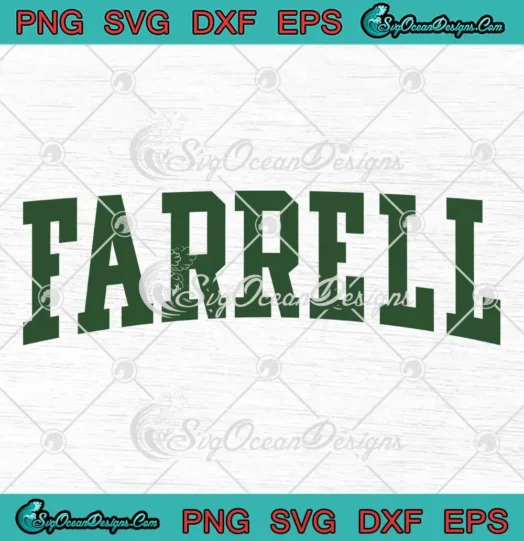 Farrell Vintage SVG - Farrell Design SVG PNG, Cricut File