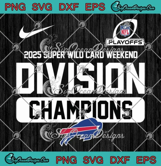 Buffalo Bills Playoffs 2025 SVG - Super Wild Card Weekend Division ...